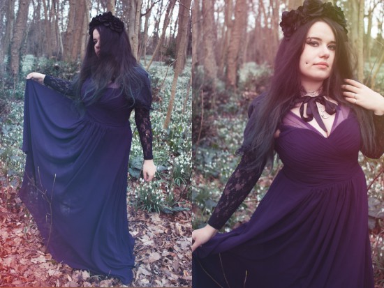 Darkinette of the Day : Gothic Grape - Blood is the new Black