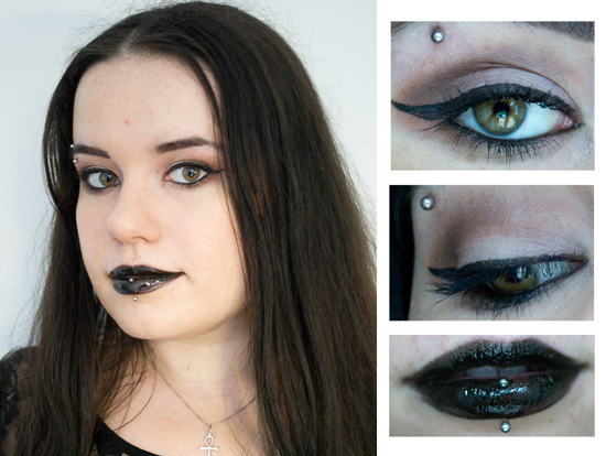 Make Up : Le look pin-up version goth - Blood is the new Black